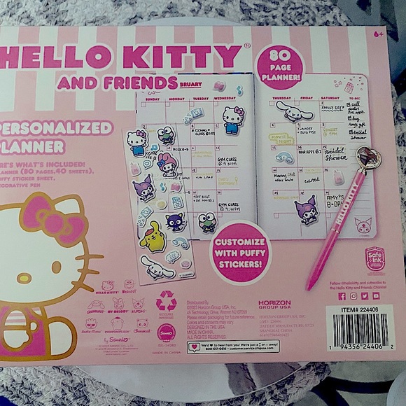 Sanrio | Office | Hello Kitty Friends Sanrio Personalized Planner ...